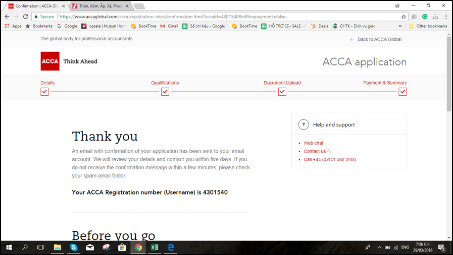 FAQ 113 - Hướng Dẫn Mở Tài Khoản ACCA