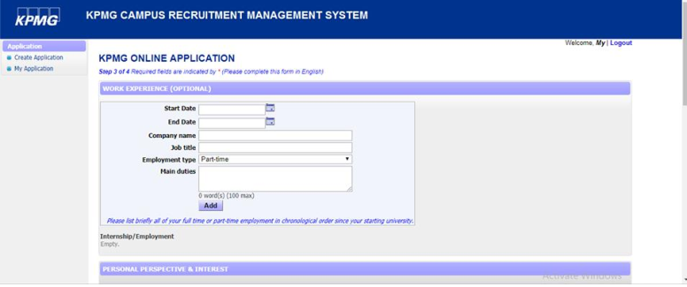 [Application Form] Hướng dẫn hoàn thiện vòng CV KPMG